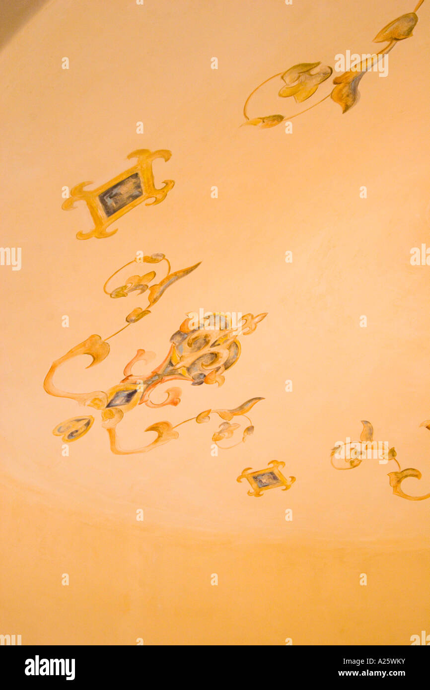 Hand painted DOME CEILING with traditional European design CALIFORNIA ...