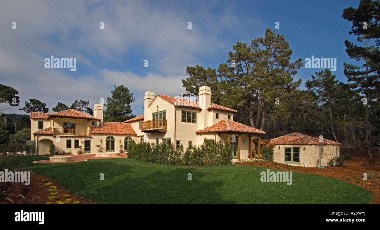 Spanish Stucco Mansion Exterior Stucco | All About Santa Barbara