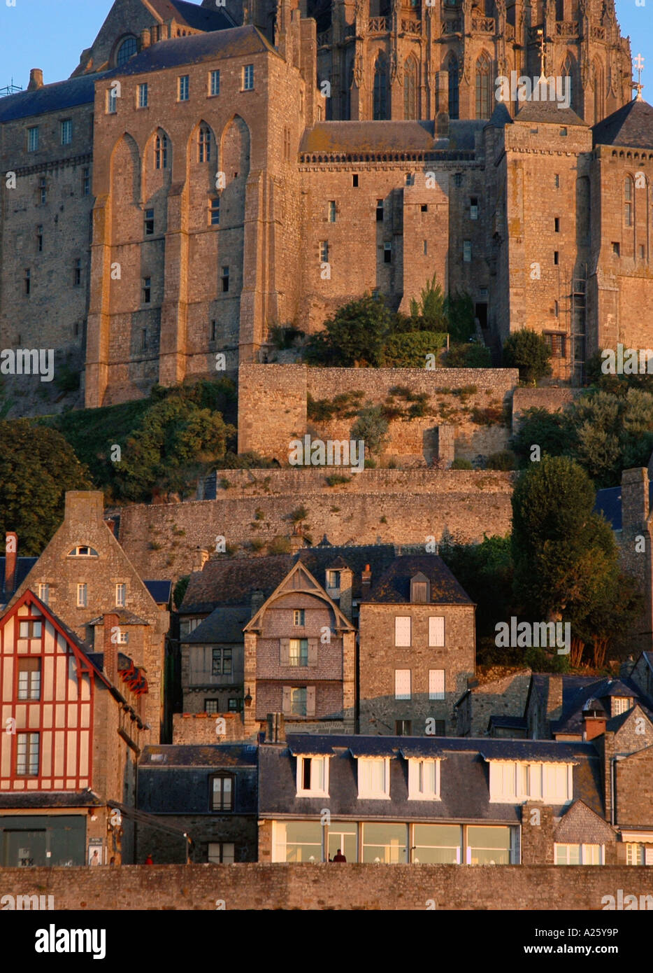 View Mont Saint Michel Mount San St S Michael English Channel La Manche ...