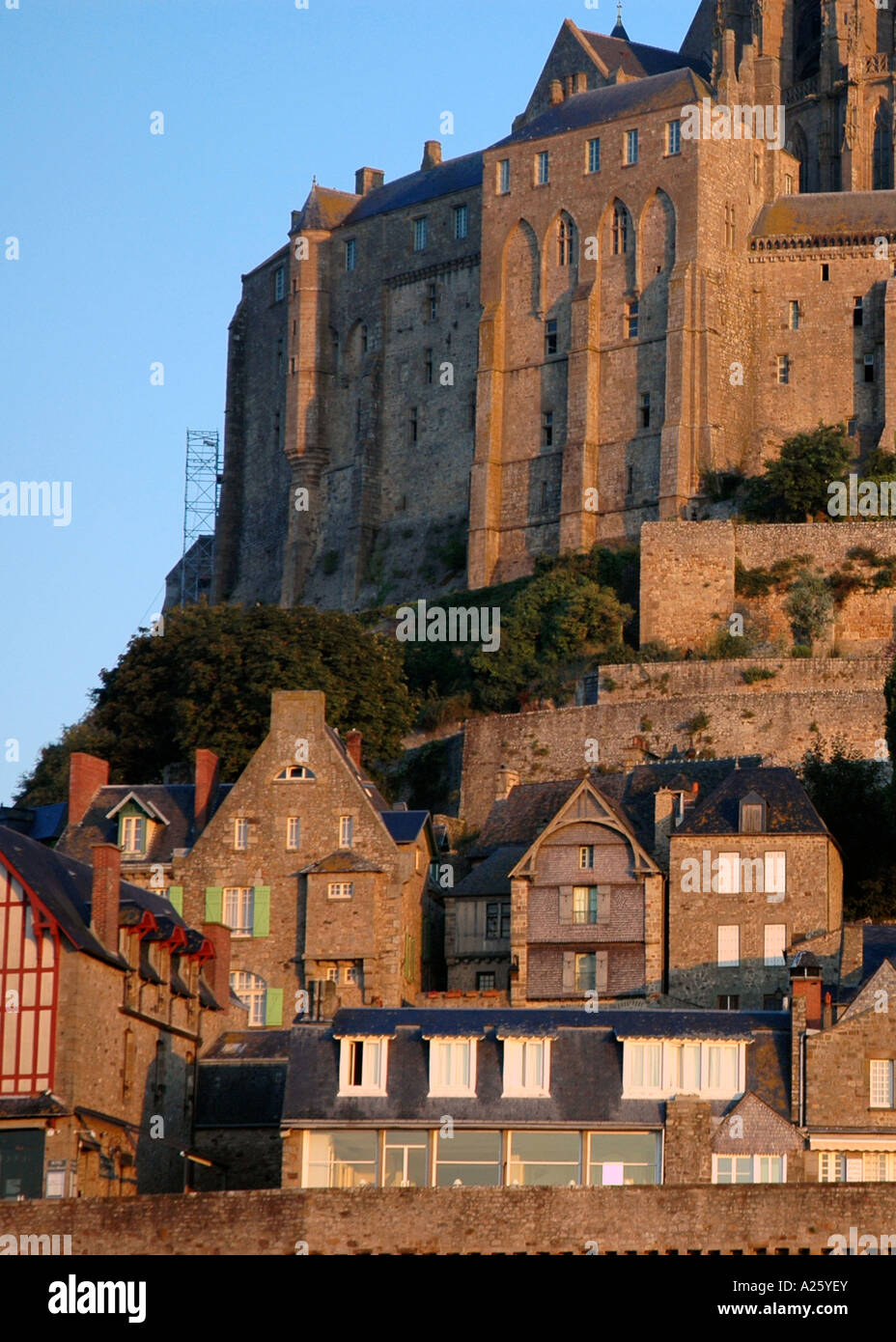View Mont Saint Michel Mount San St S Michael English Channel La Manche ...