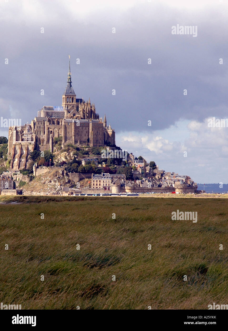 View Mont Saint Michel Mount San St S Michael English Channel La Manche ...
