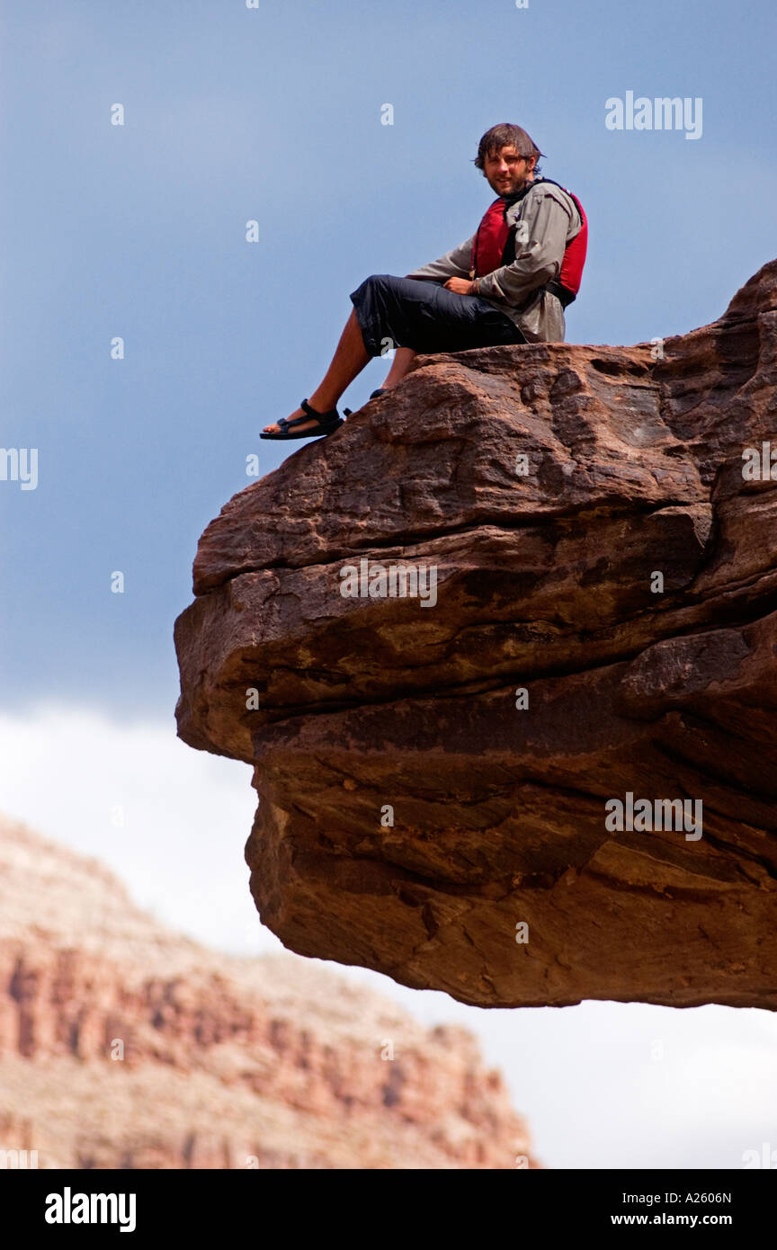 Bodhi Garrett contemplates making a 40 foot jump into the Colorado ...
