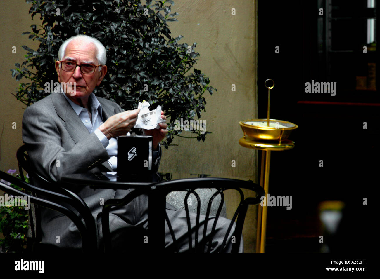 Sicilian man in cafe hi-res stock photography and images - Alamy