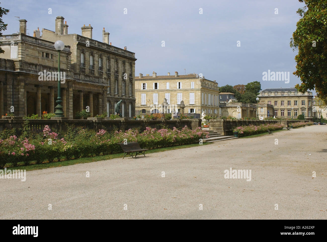 Panoramic View of Bordeaux Park Aquitaine Southwest France Europe Stock ...