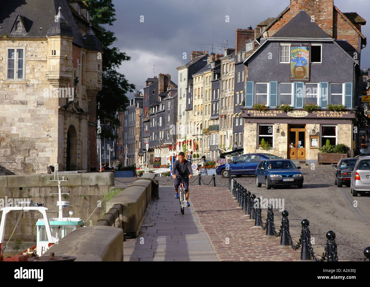 Characteristic View of Honfleur English Channel La Manche Normandy ...