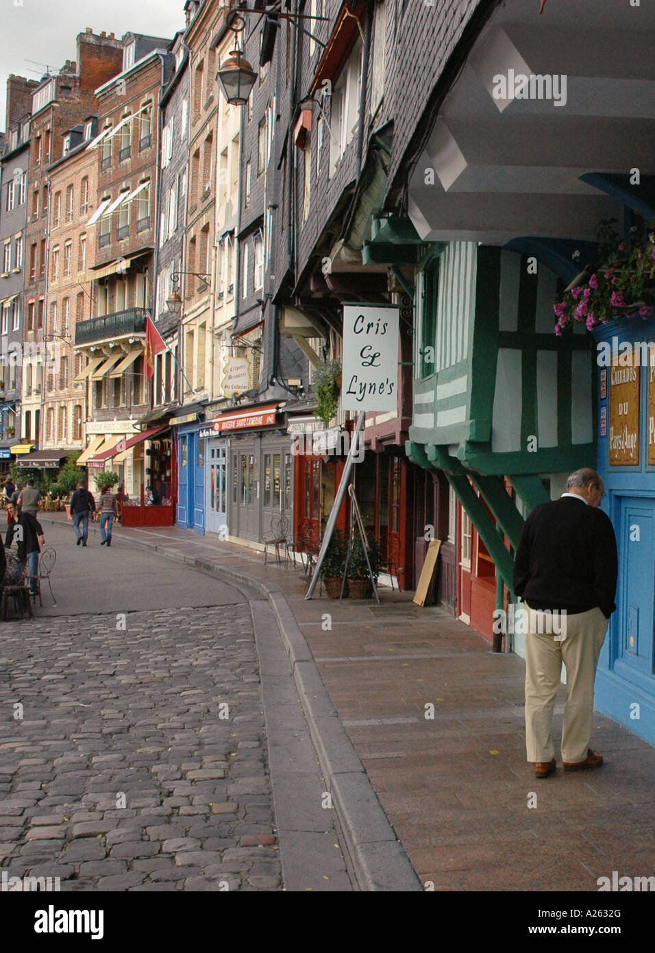 Characteristic View of Honfleur English Channel La Manche Normandy ...