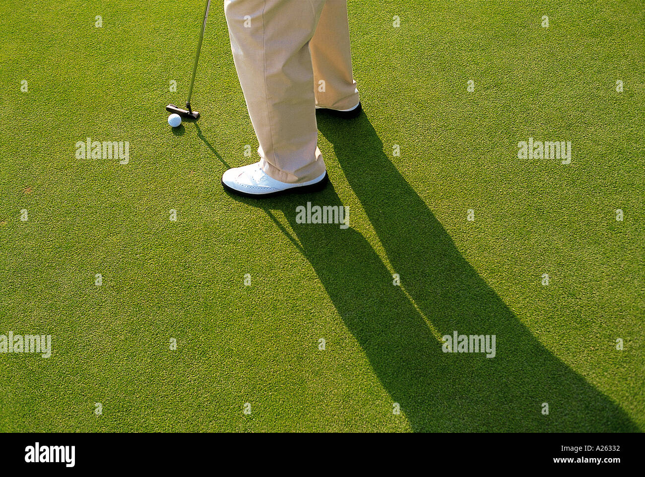 LEGS OF GOLFER Stock Photo - Alamy