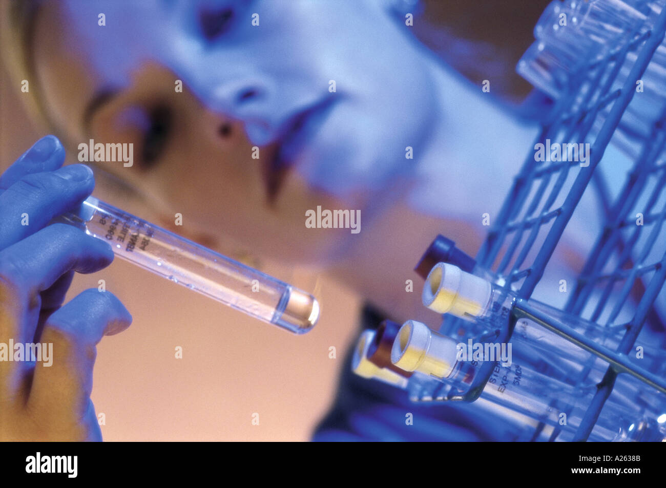 Laboratory with vials and scientists hi-res stock photography and ...