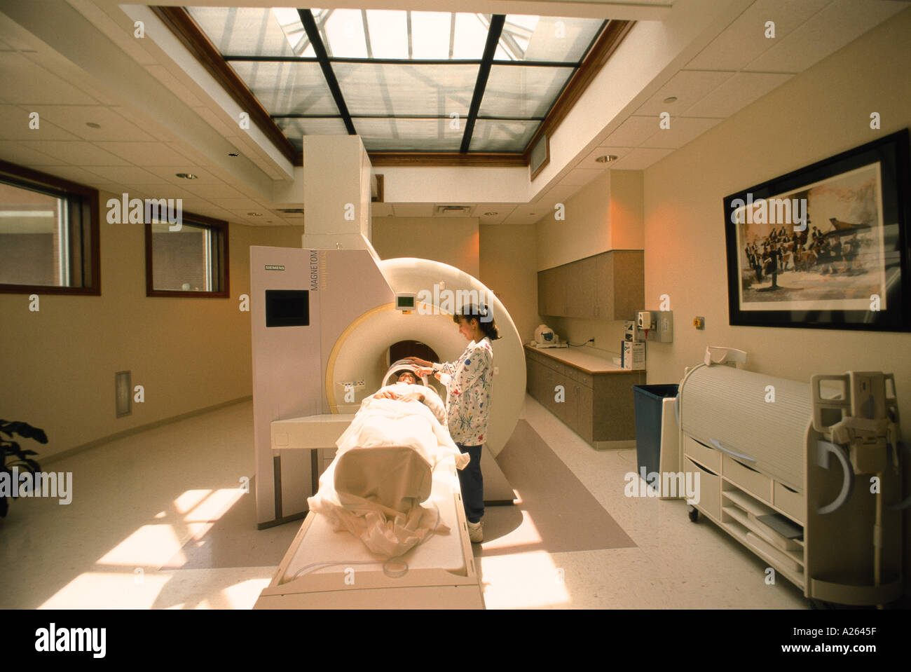 PATIENT BEING SCANNED Stock Photo - Alamy