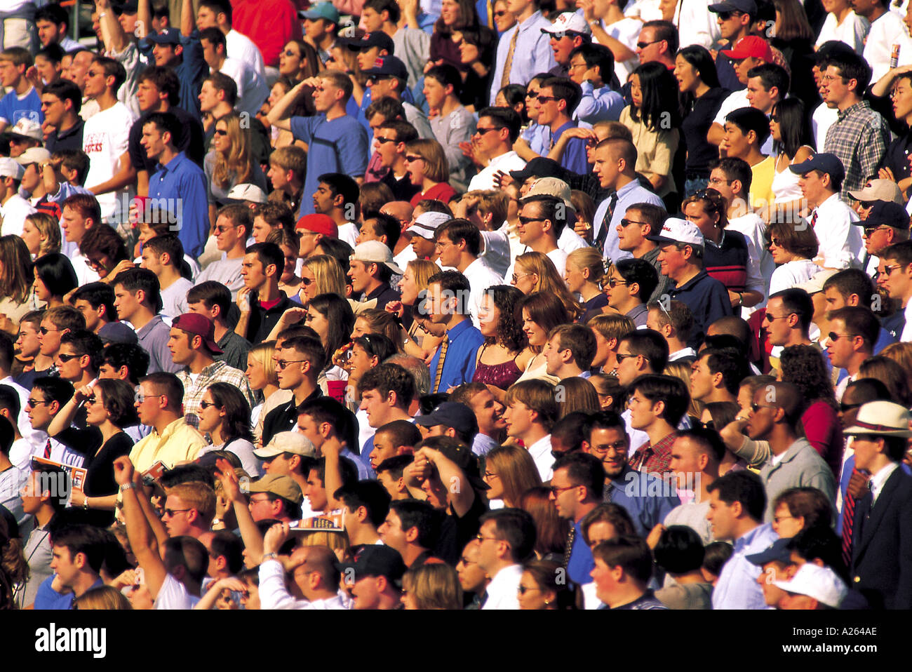 ENTHRALLED CROWD WATCHING LIVE EVENT Stock Photo - Alamy