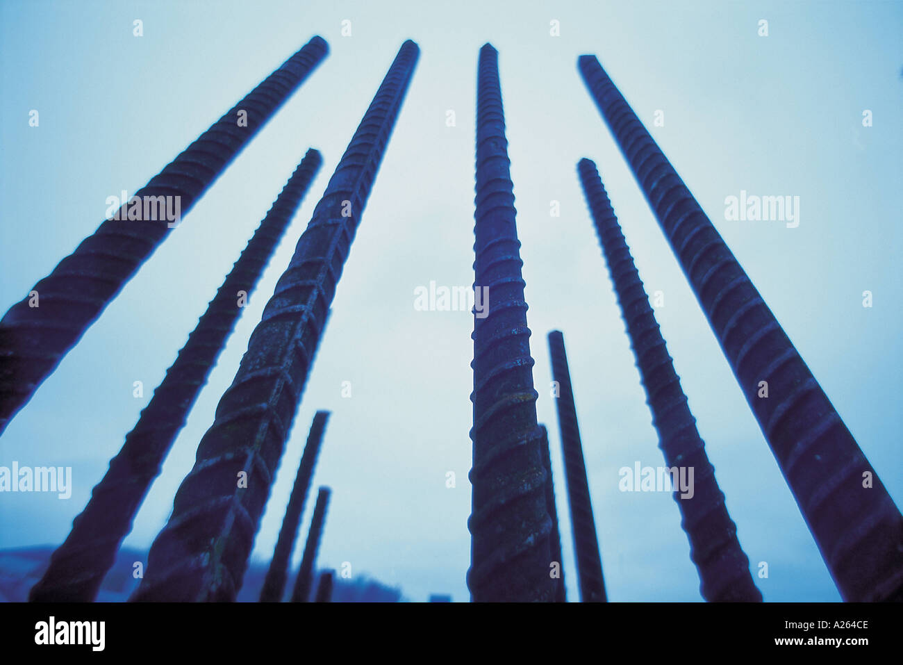 METAL CONSTRUCTION RODS Stock Photo - Alamy
