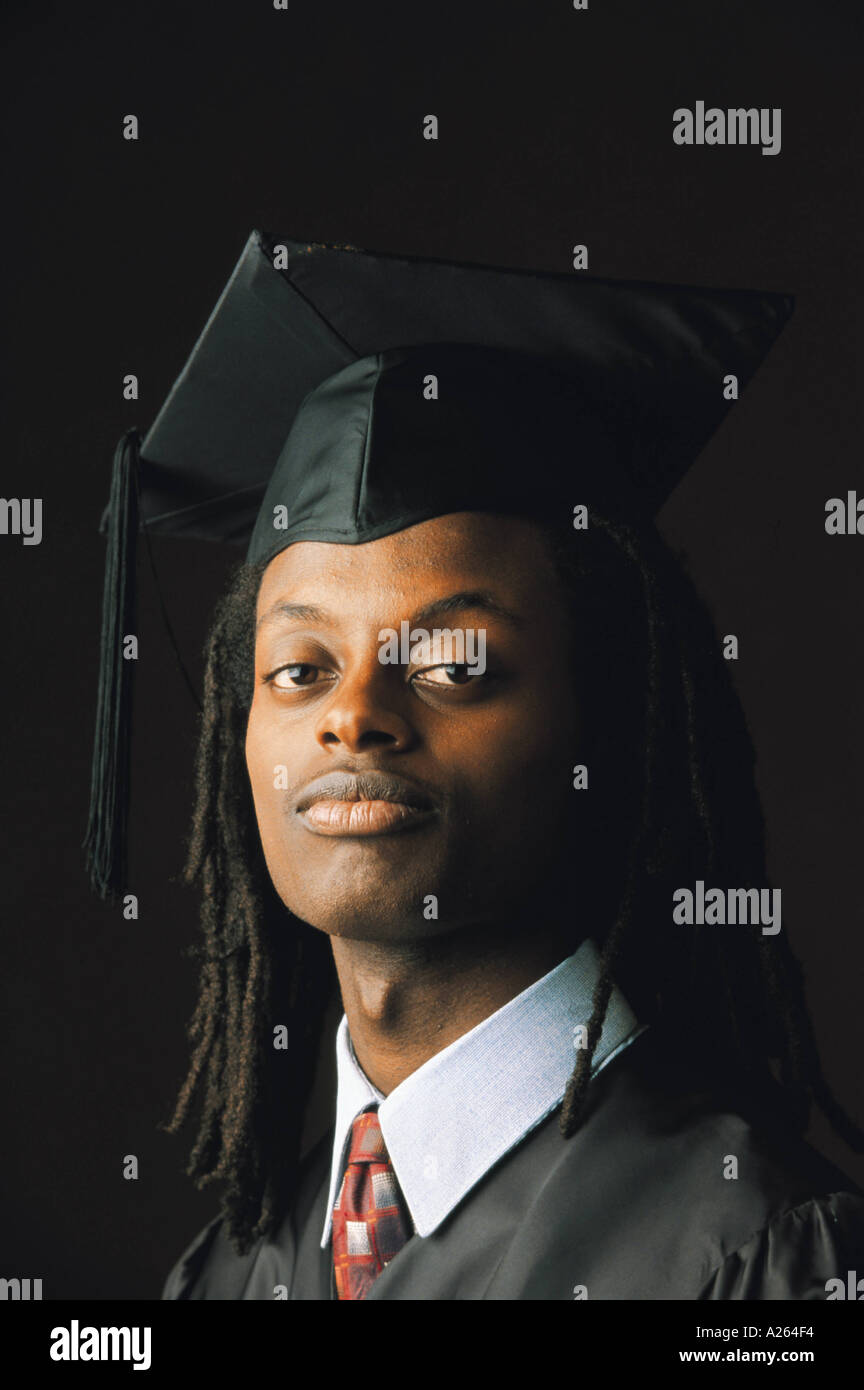PORTRAIT OF MALE GRADUATE Stock Photo - Alamy
