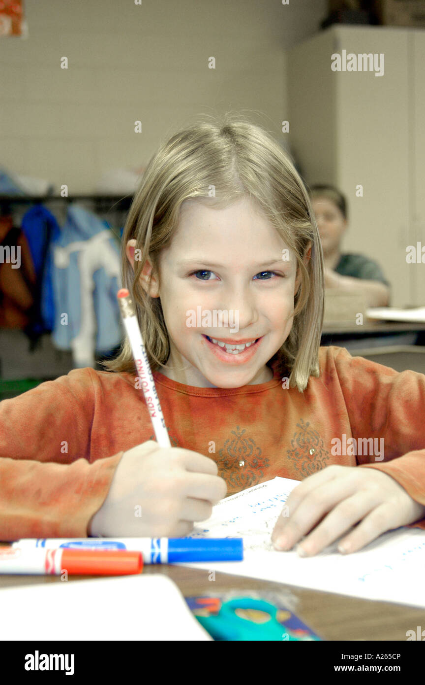 3rd grade math students hi-res stock photography and images - Alamy