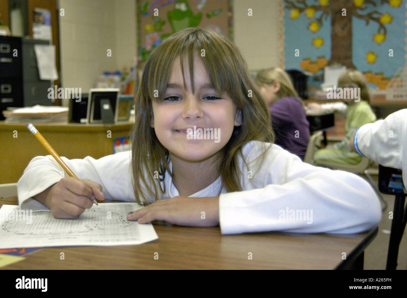 3rd grade elementary student Stock Photo - Alamy