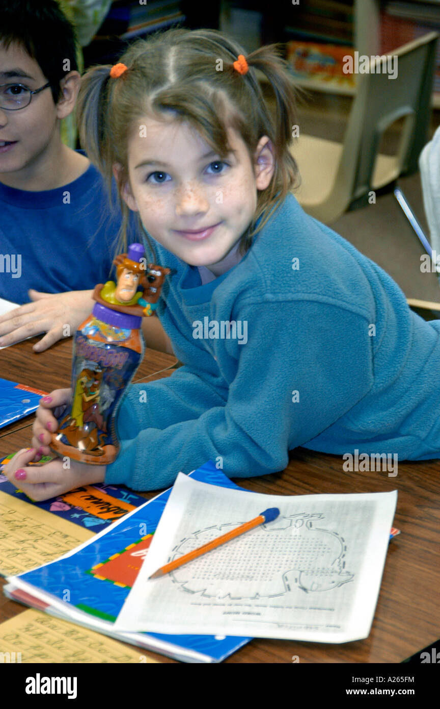 3rd grade elementary student Stock Photo - Alamy