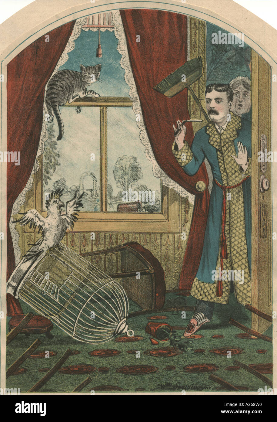 Sheet music cover circa 1860 Stock Photo - Alamy