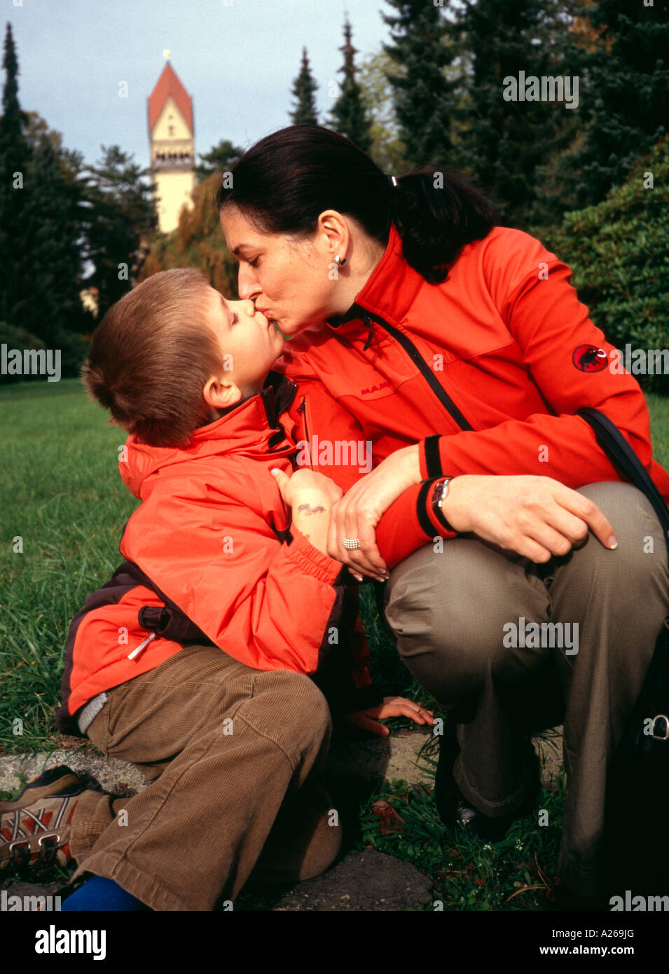 peck on the cheek Stock Photo - Alamy