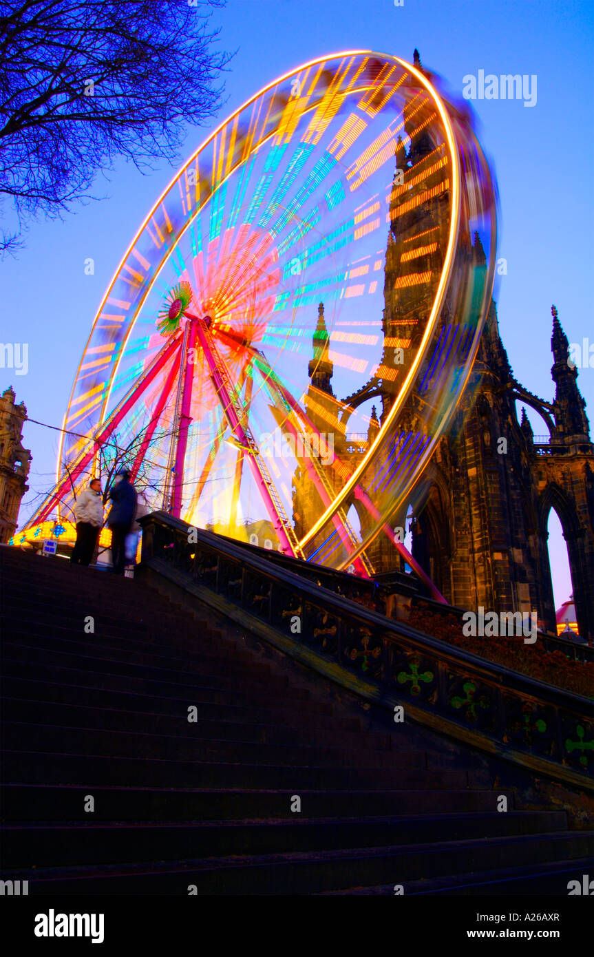 Spinning ferris wheel edinburgh hi-res stock photography and images - Alamy