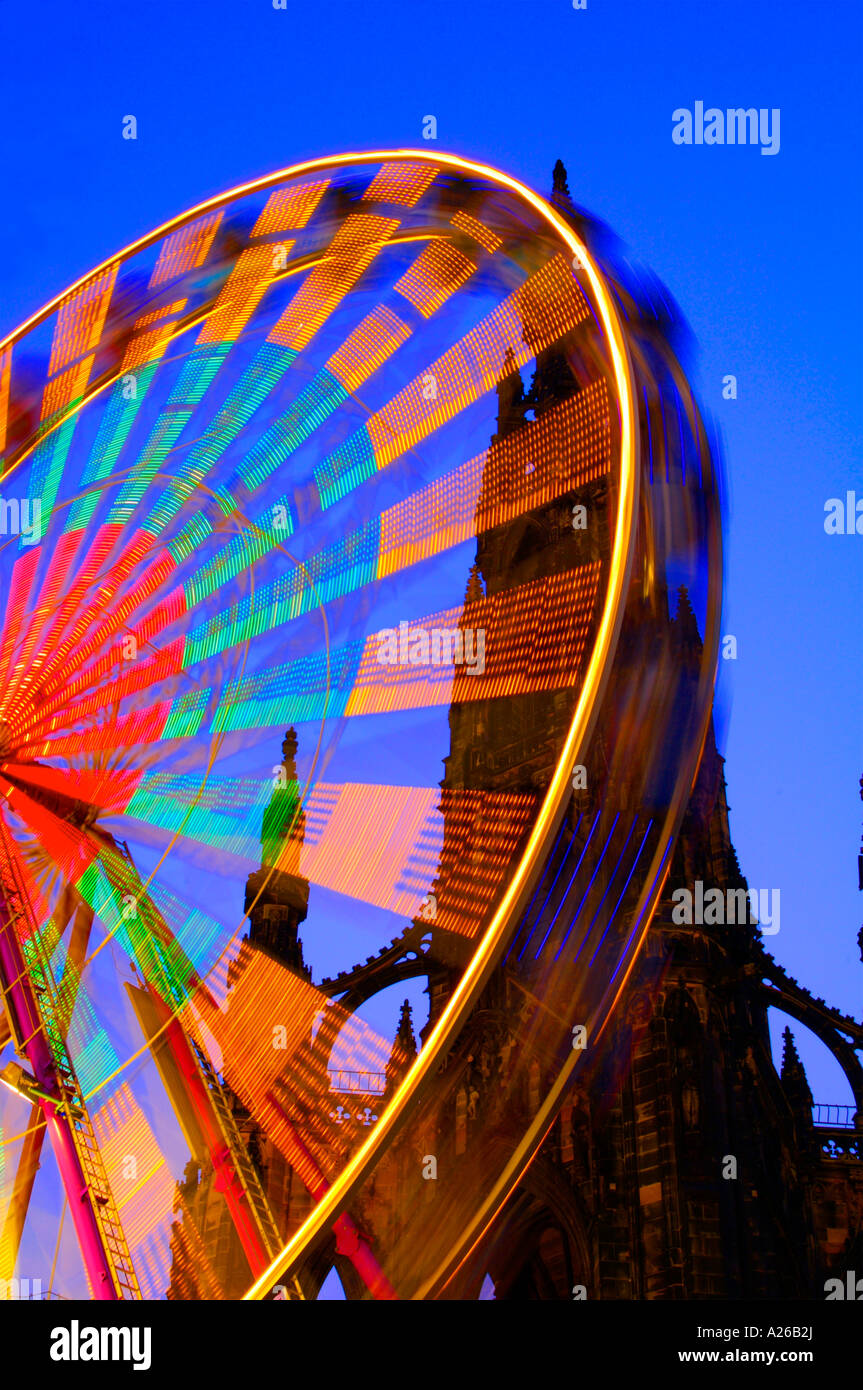 Spinning ferris wheel edinburgh hi-res stock photography and images - Alamy