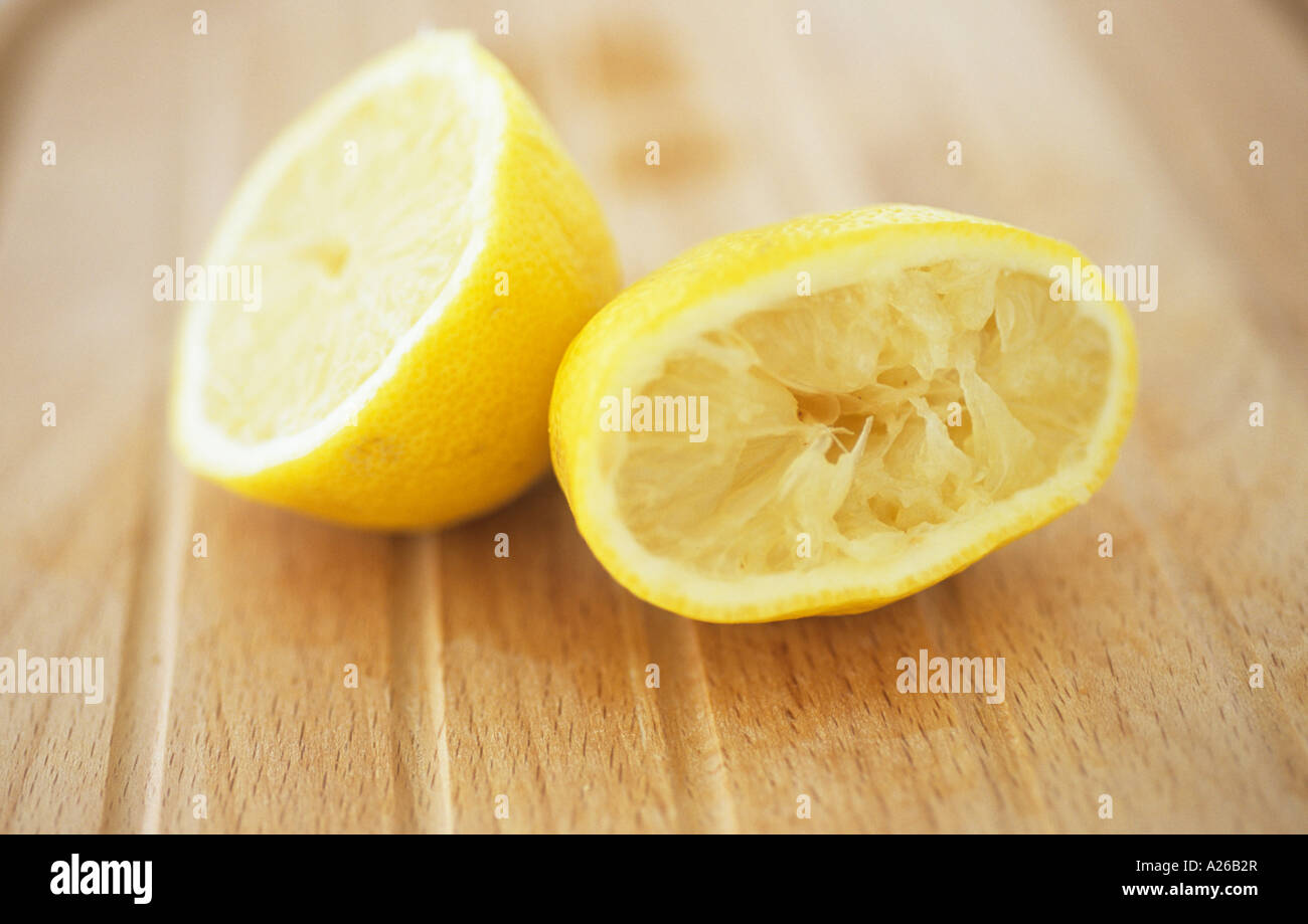 Half lemon on clean hi-res stock photography and images - Alamy