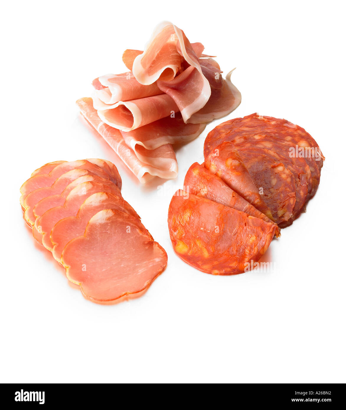 Sliced meat selection Stock Photo - Alamy