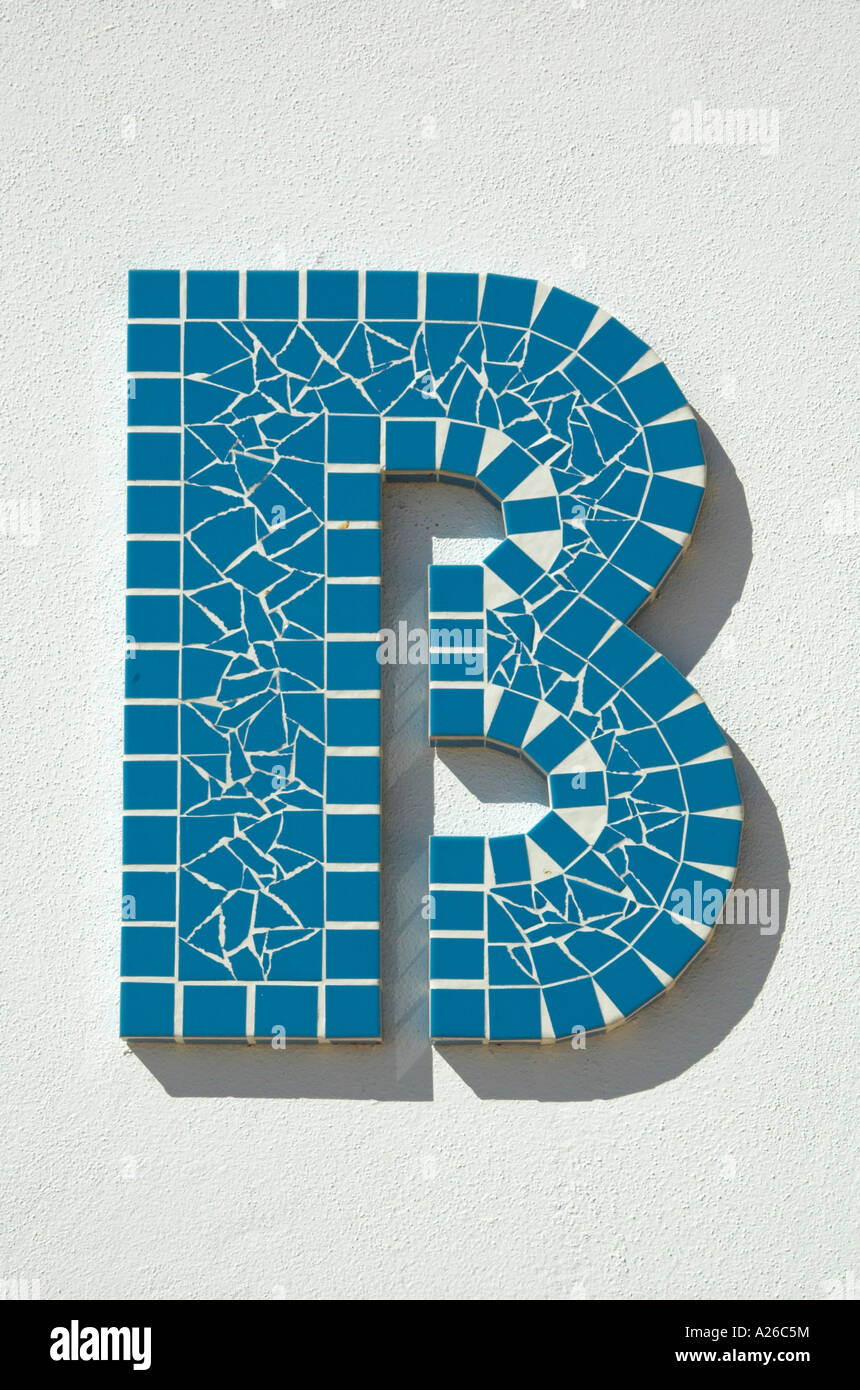 Ceramic letter tiles hi-res stock photography and images - Alamy