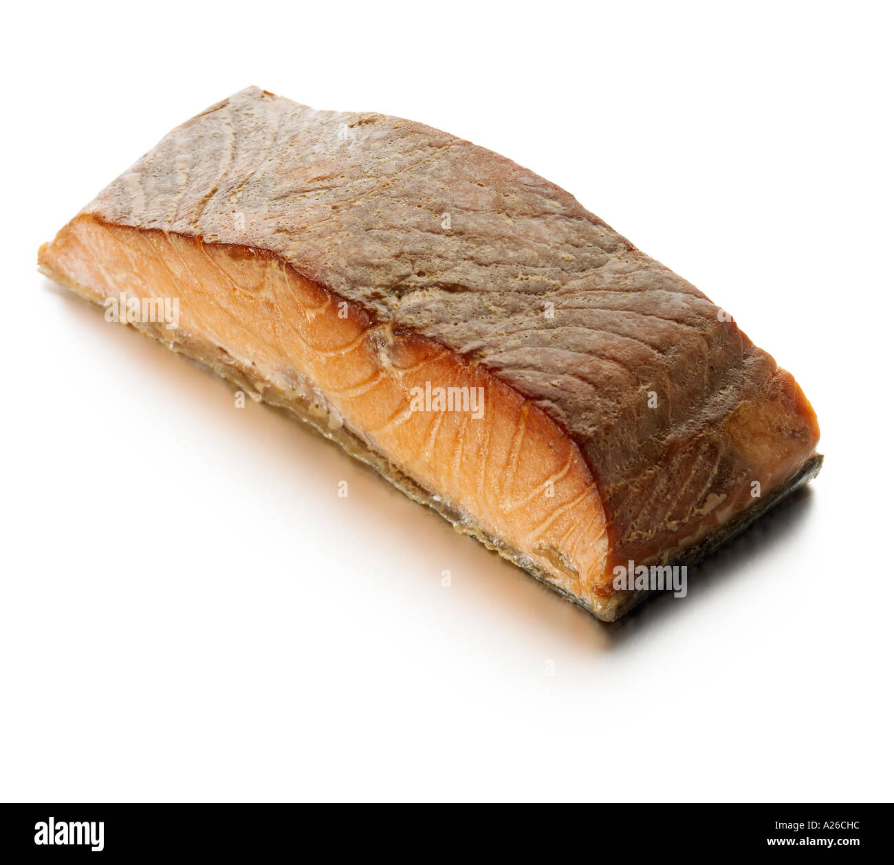 Cooked salmon fillet Stock Photo - Alamy