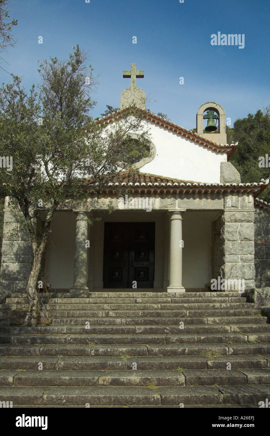 Church with step detail Stock Photo - Alamy