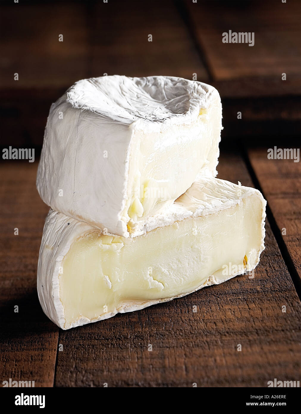 Norfolk white lady cheese Stock Photo - Alamy