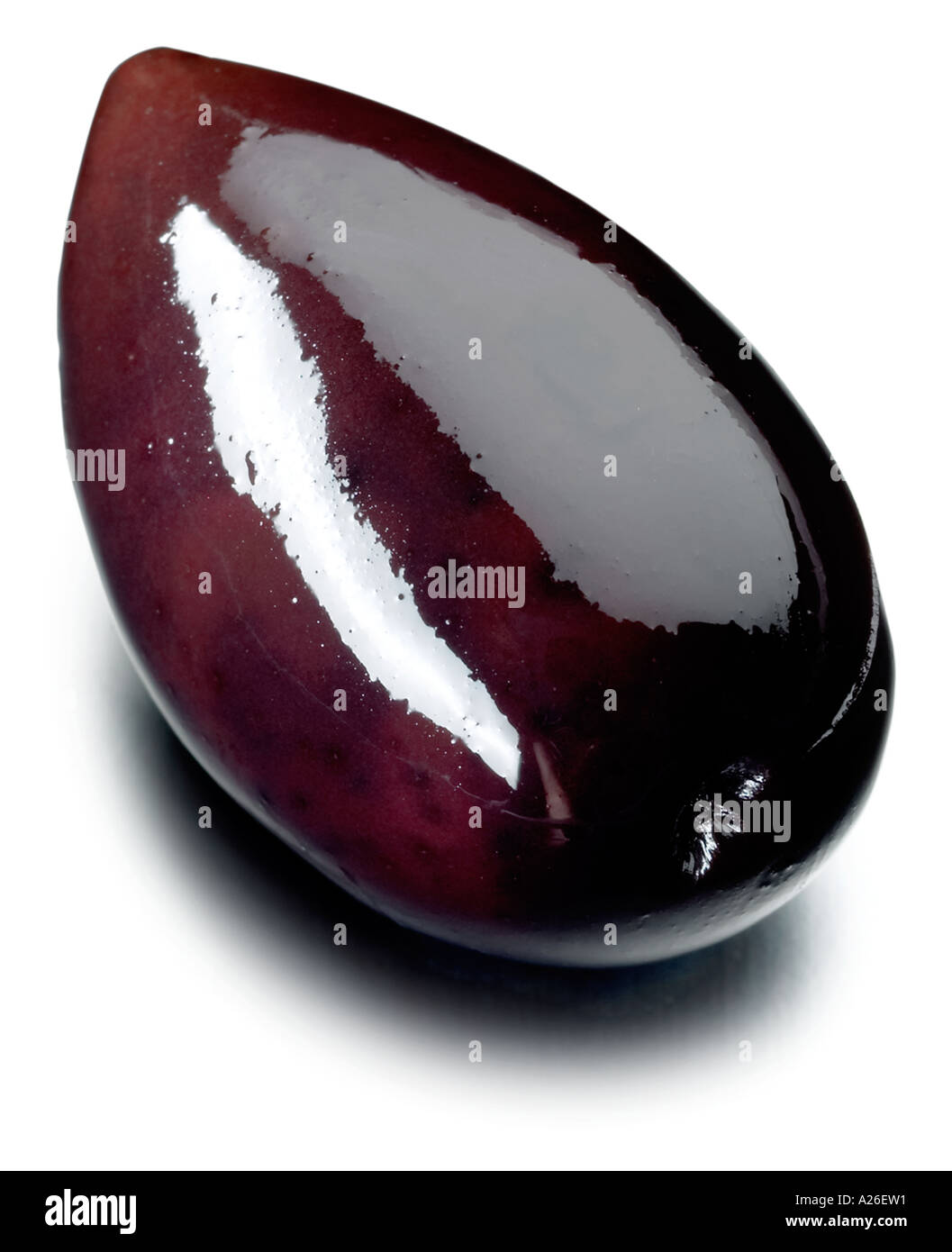 Single black olive Stock Photo - Alamy