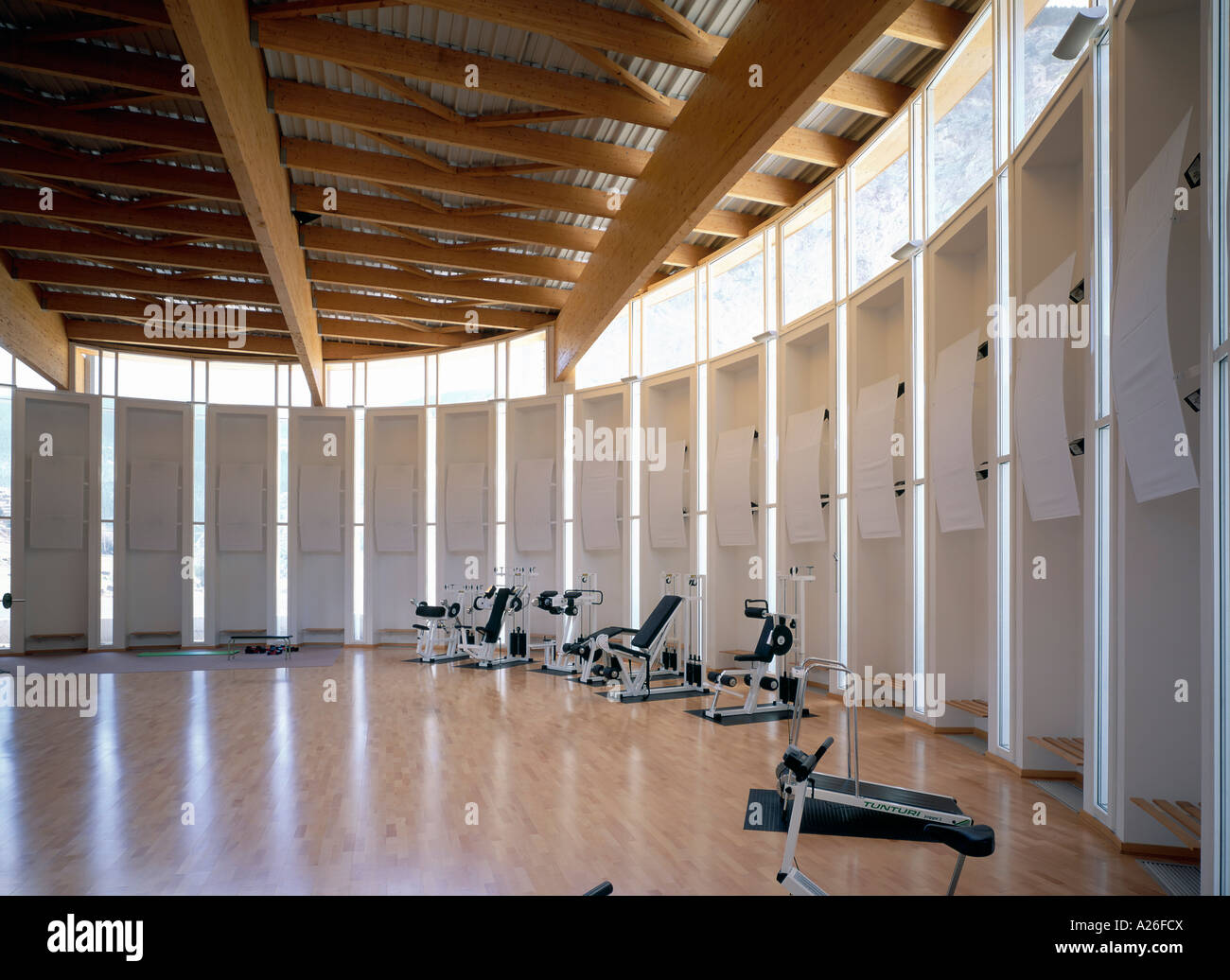 View of a large gymnasium Stock Photo - Alamy