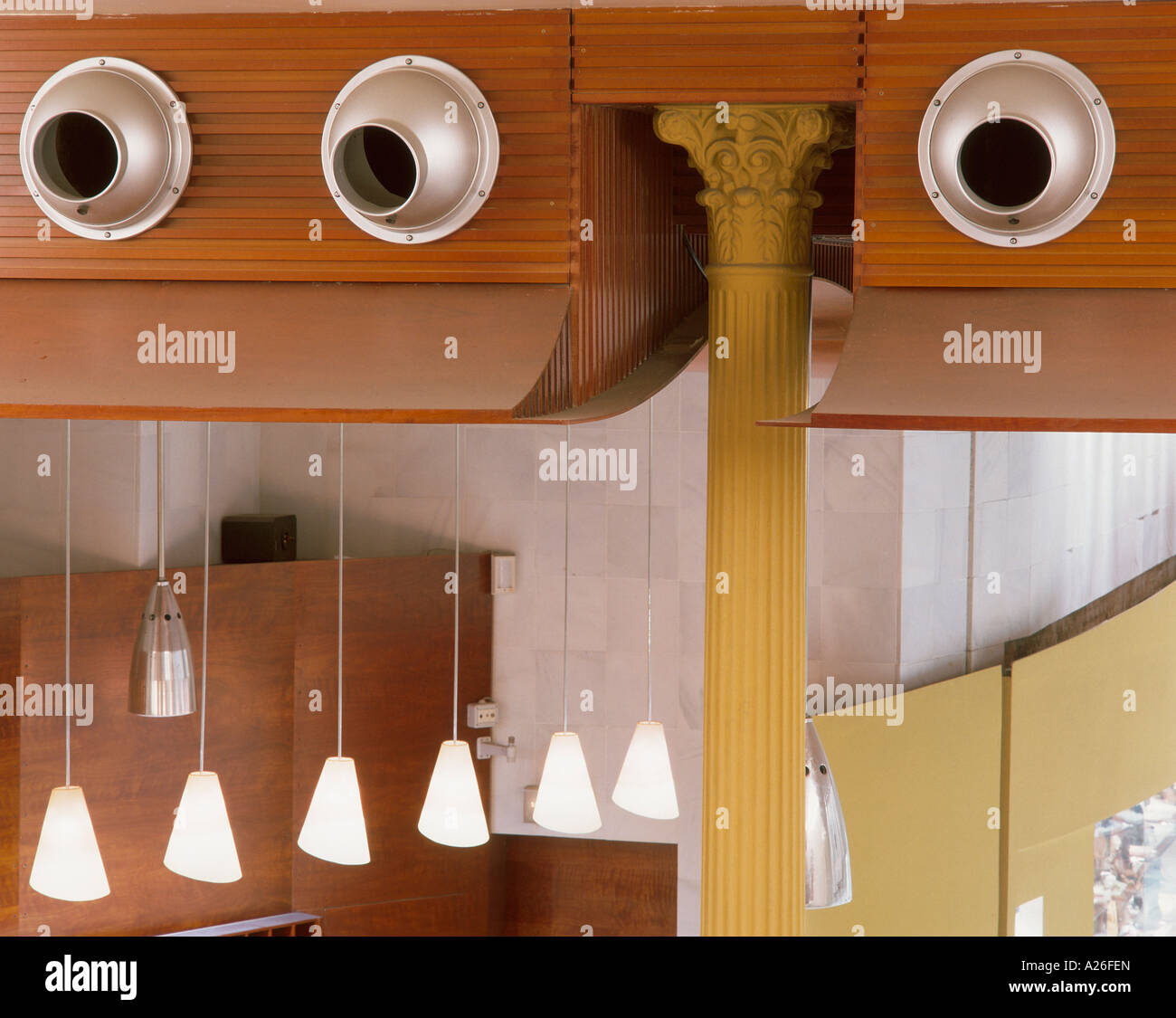 View of an elegant wooden framework Stock Photo - Alamy