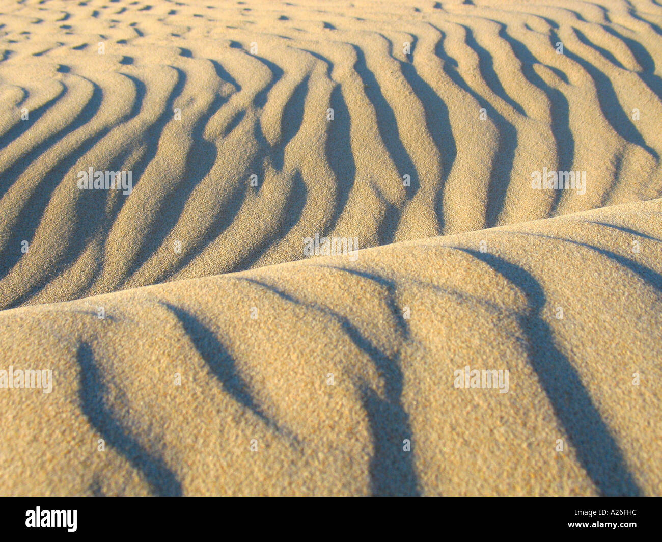 Wide curved sandy beach hi-res stock photography and images - Alamy