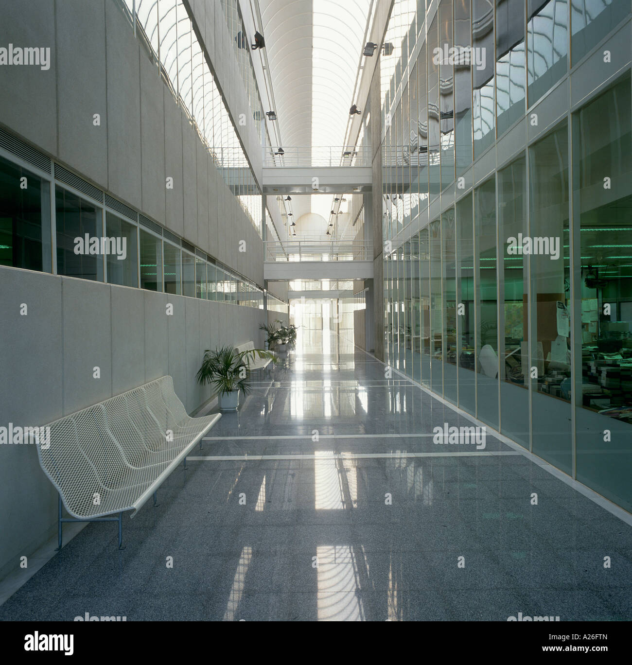 View of an atrium of a building Stock Photo - Alamy