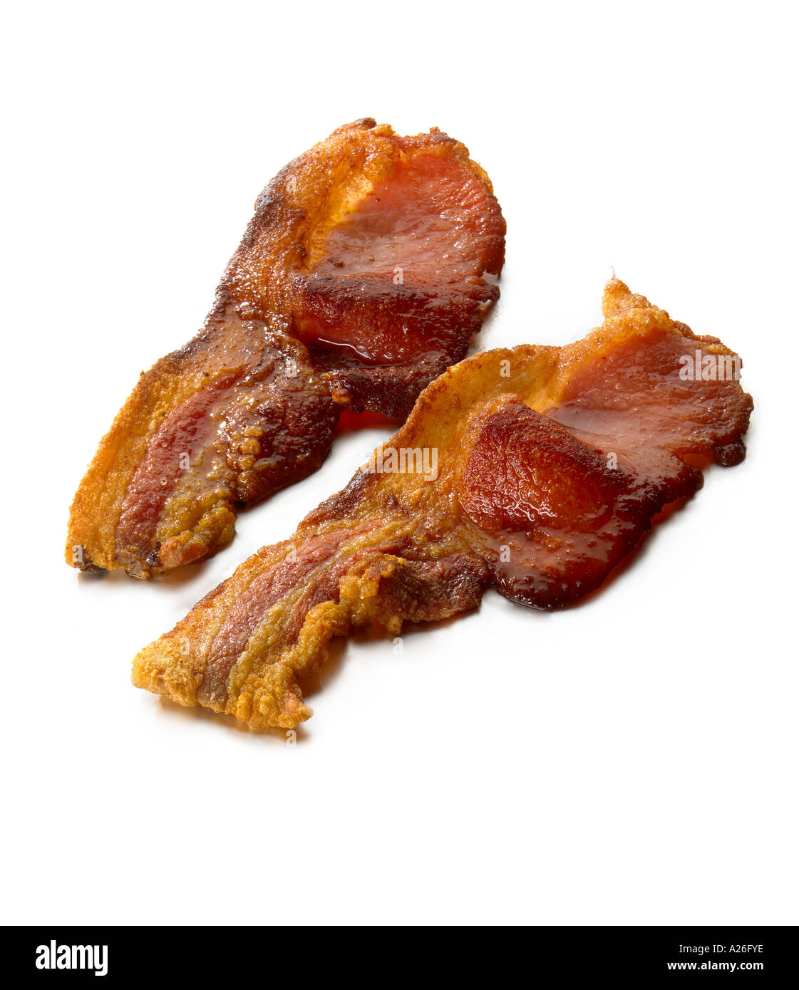 Crispy bacon rashers Stock Photo - Alamy