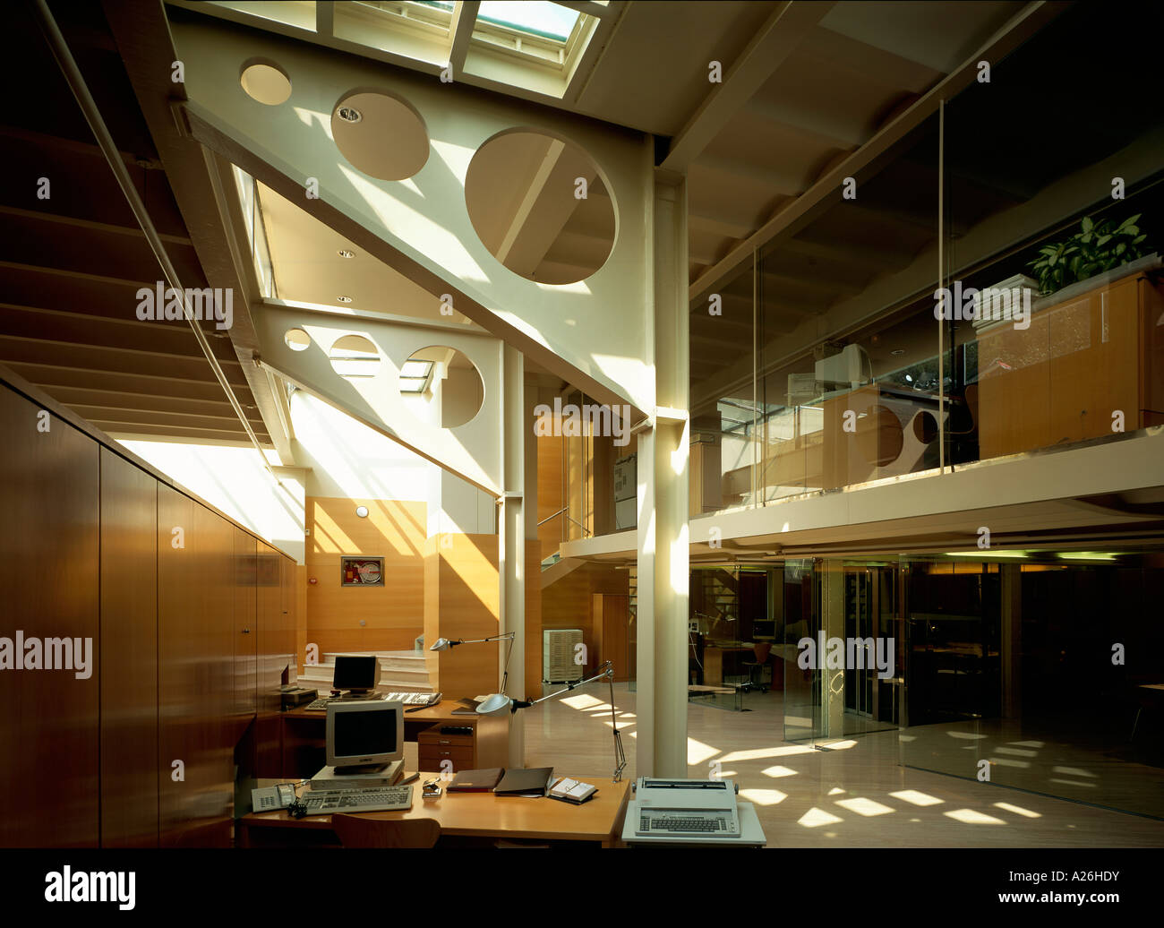 View of a spacious office Stock Photo - Alamy