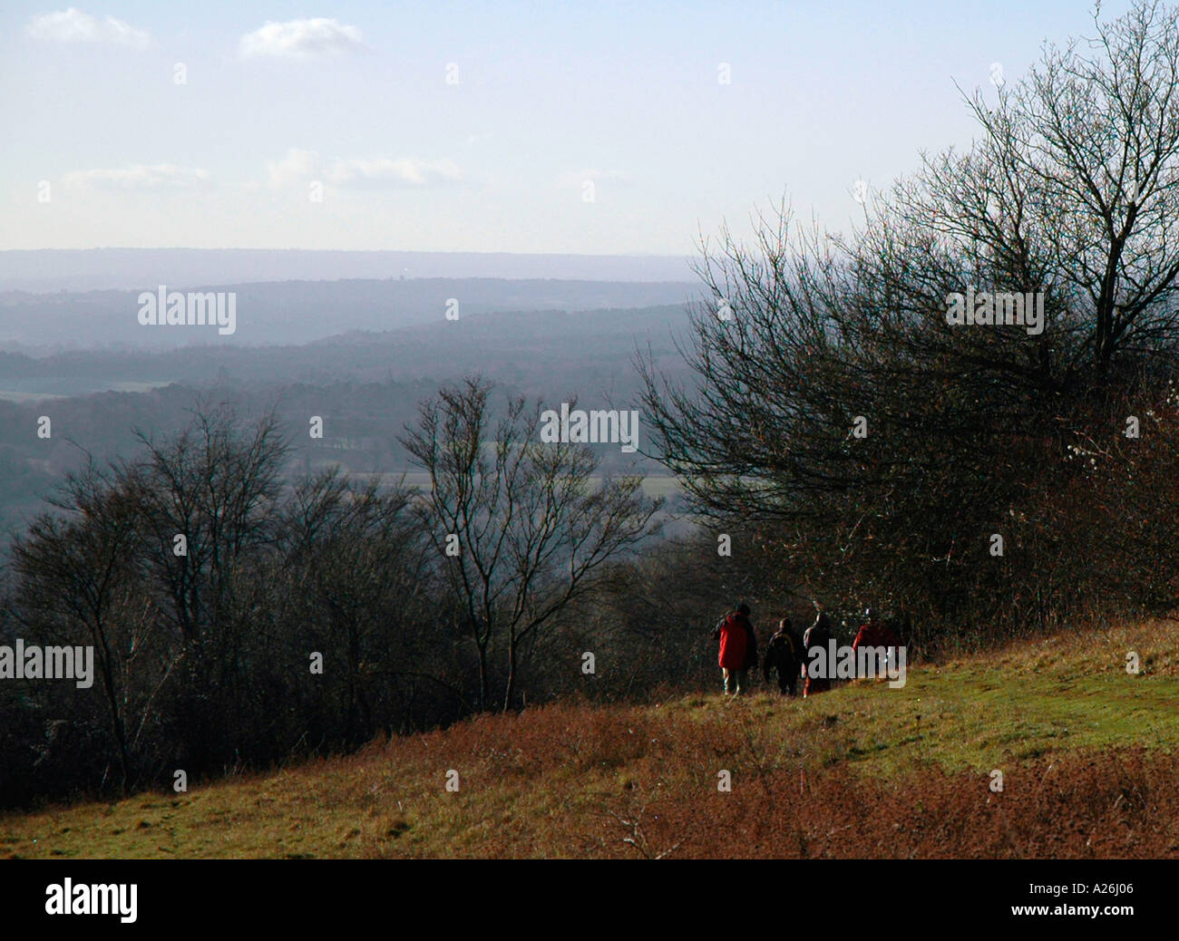 North downs way walk hi-res stock photography and images - Alamy