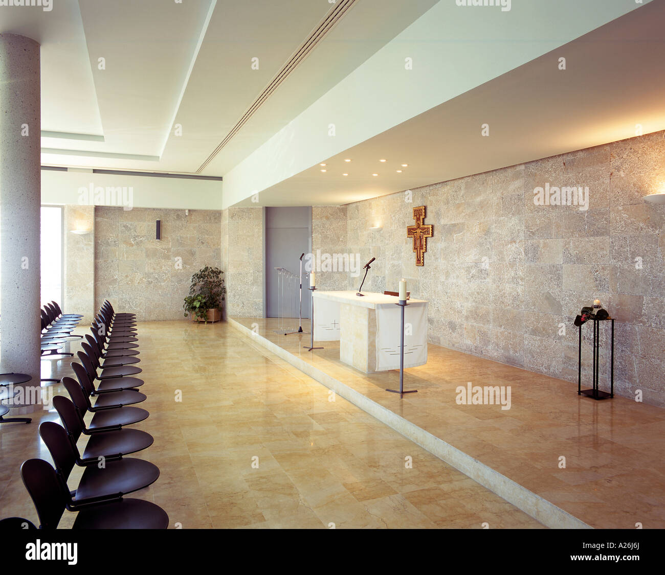 View of chairs arranged in a conference room Stock Photo - Alamy