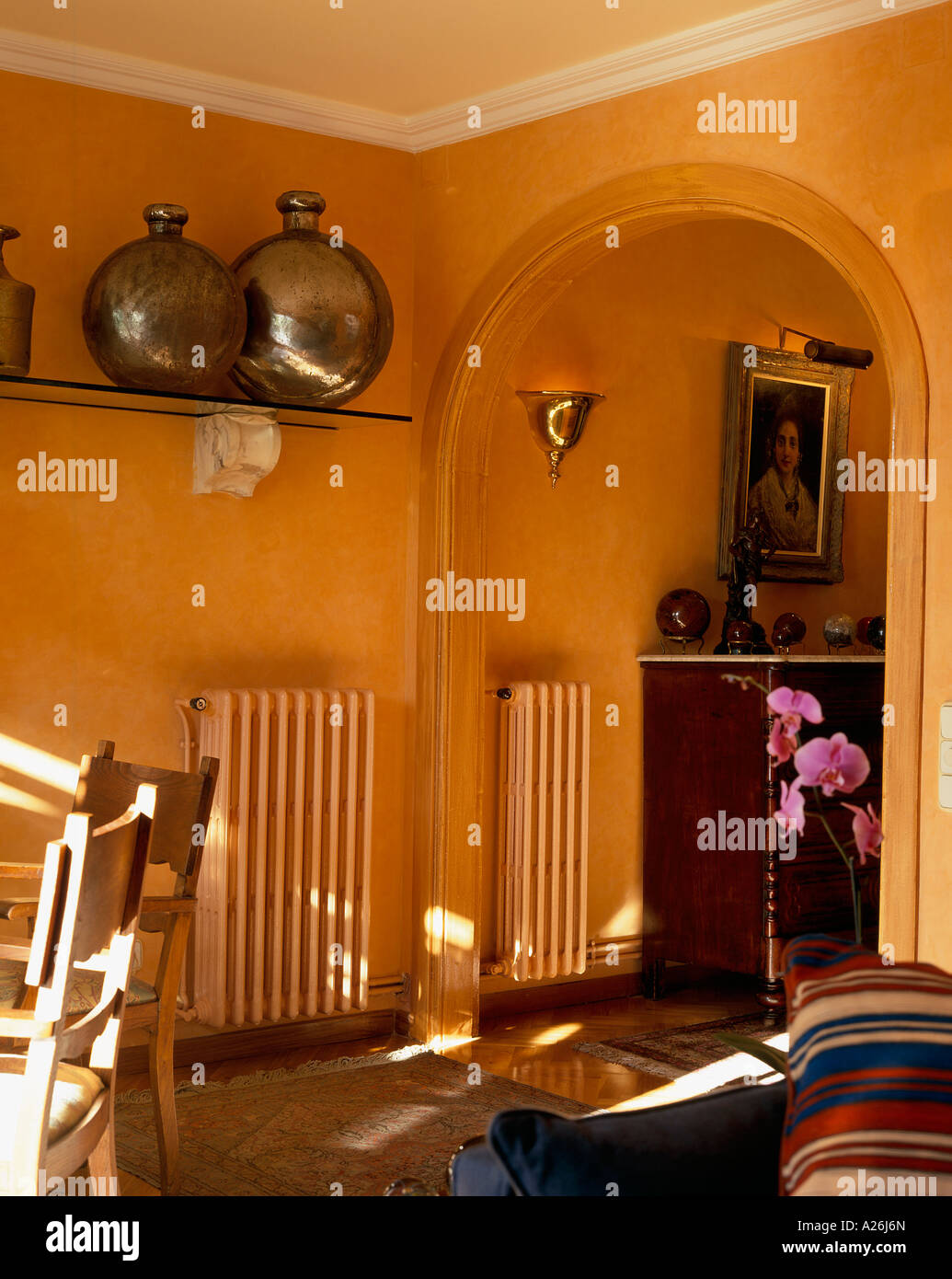 View of a room adorned with artifacts Stock Photo - Alamy