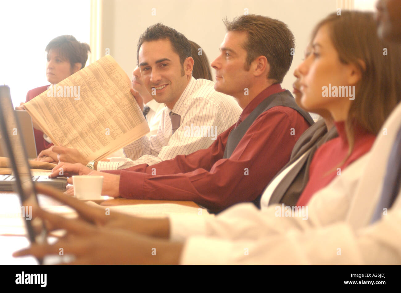 Conference delegates hi-res stock photography and images - Alamy