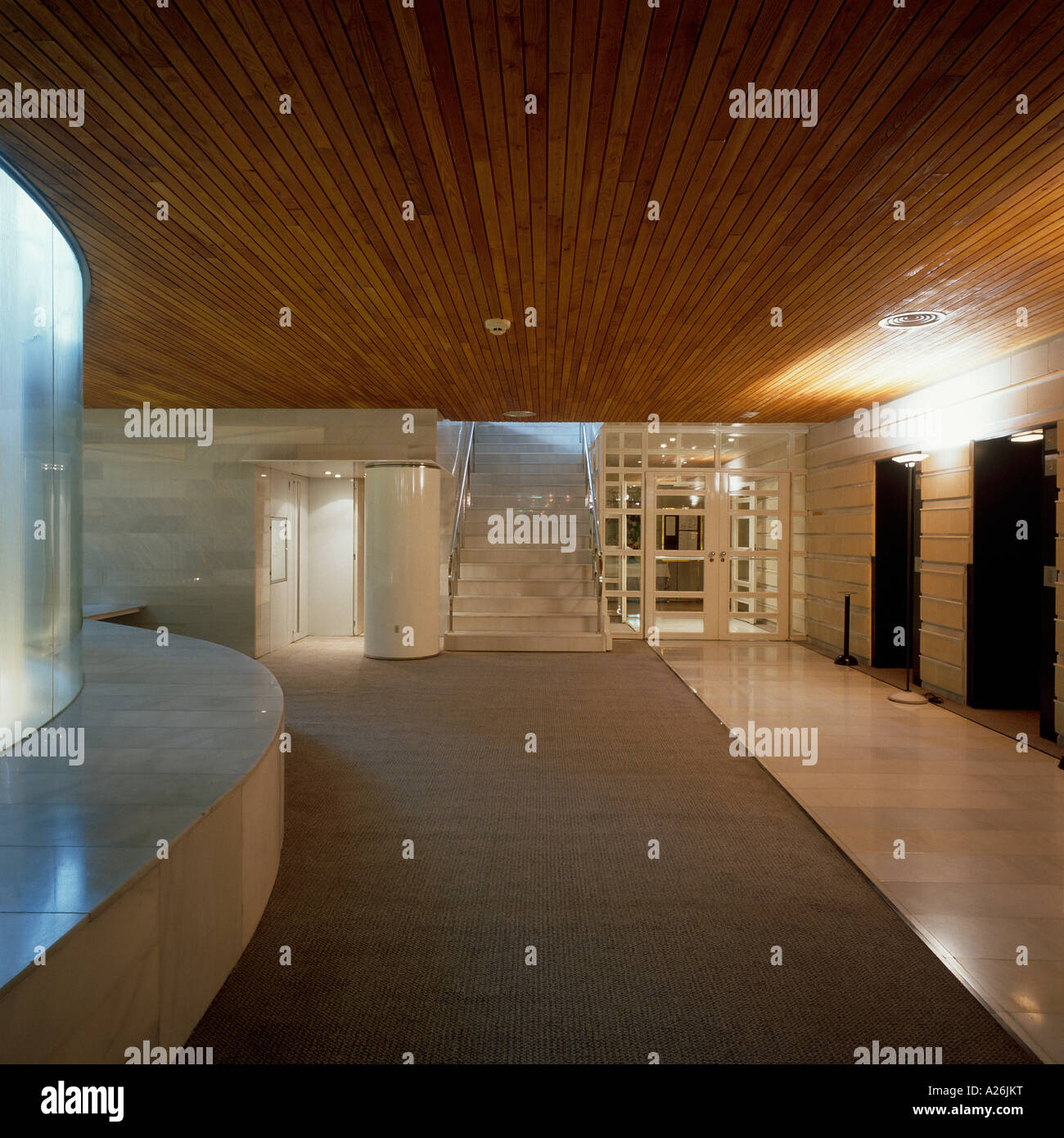 View of a passageway in a hotel Stock Photo - Alamy