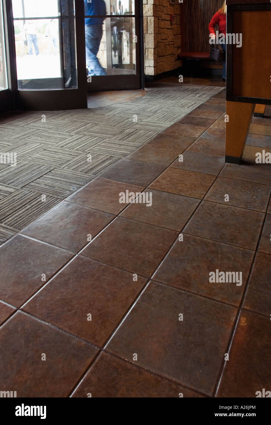 Entryway into a commercial business Stock Photo - Alamy