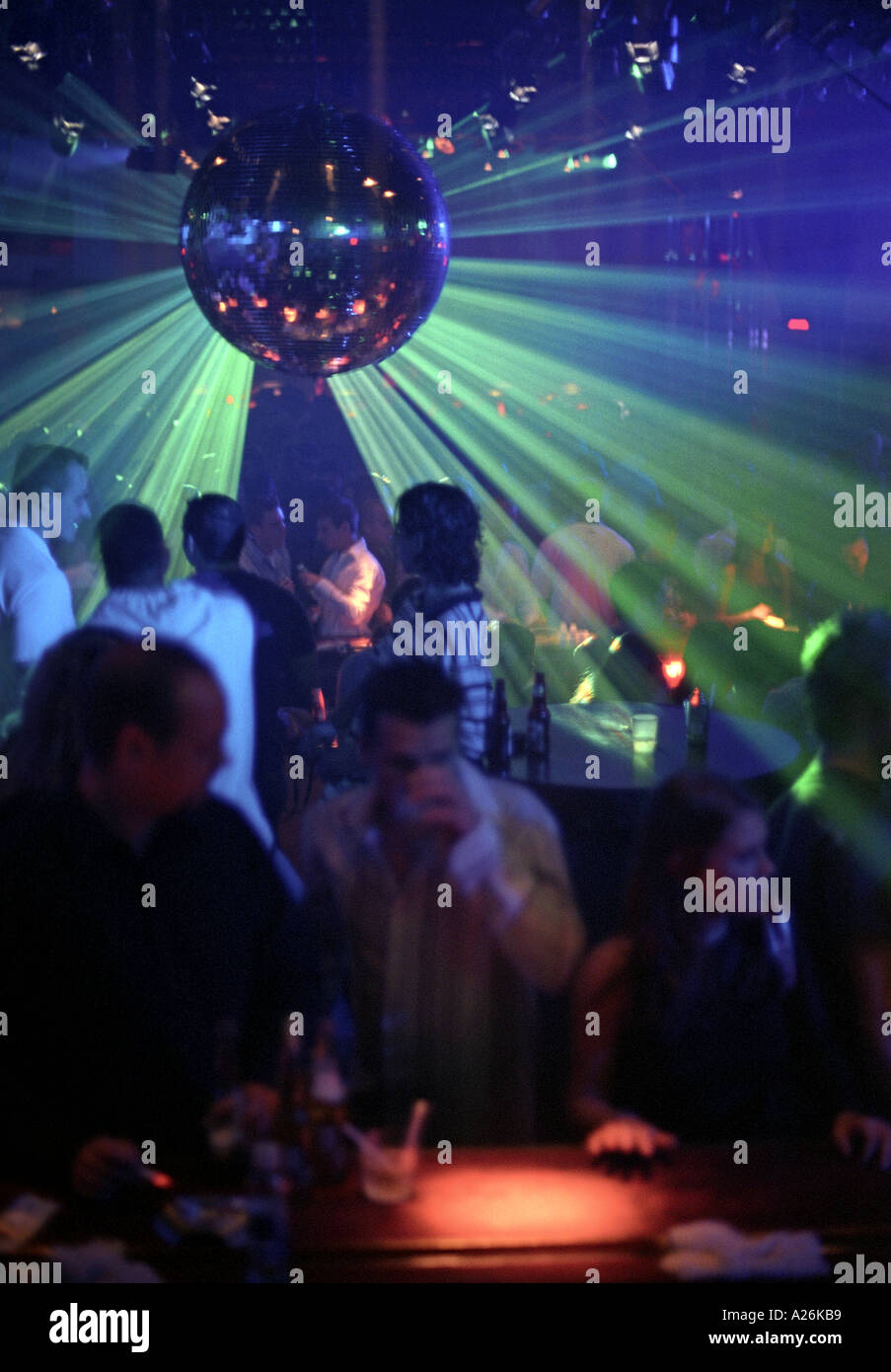 People in a nightclub Stock Photo - Alamy