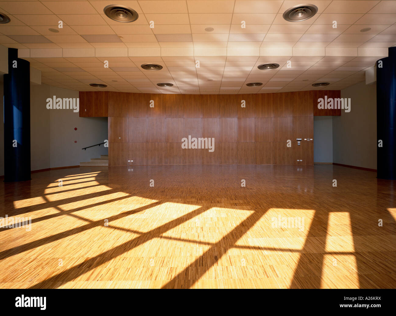 View of a spacious hall Stock Photo - Alamy