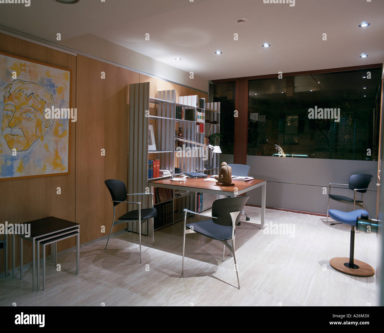 View of a well arranged office Stock Photo - Alamy