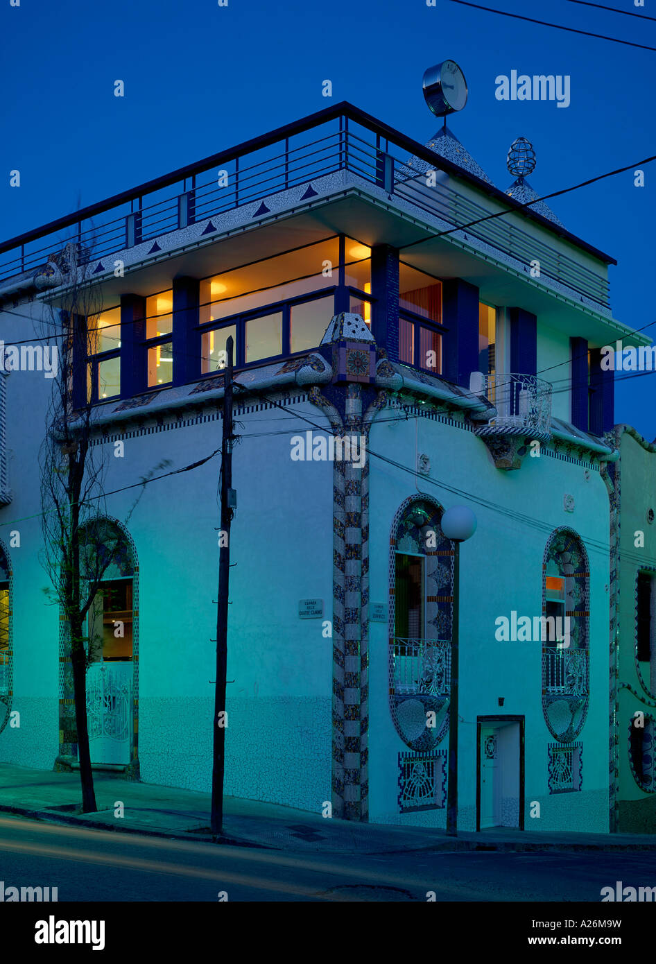 View of an architectural house Stock Photo - Alamy