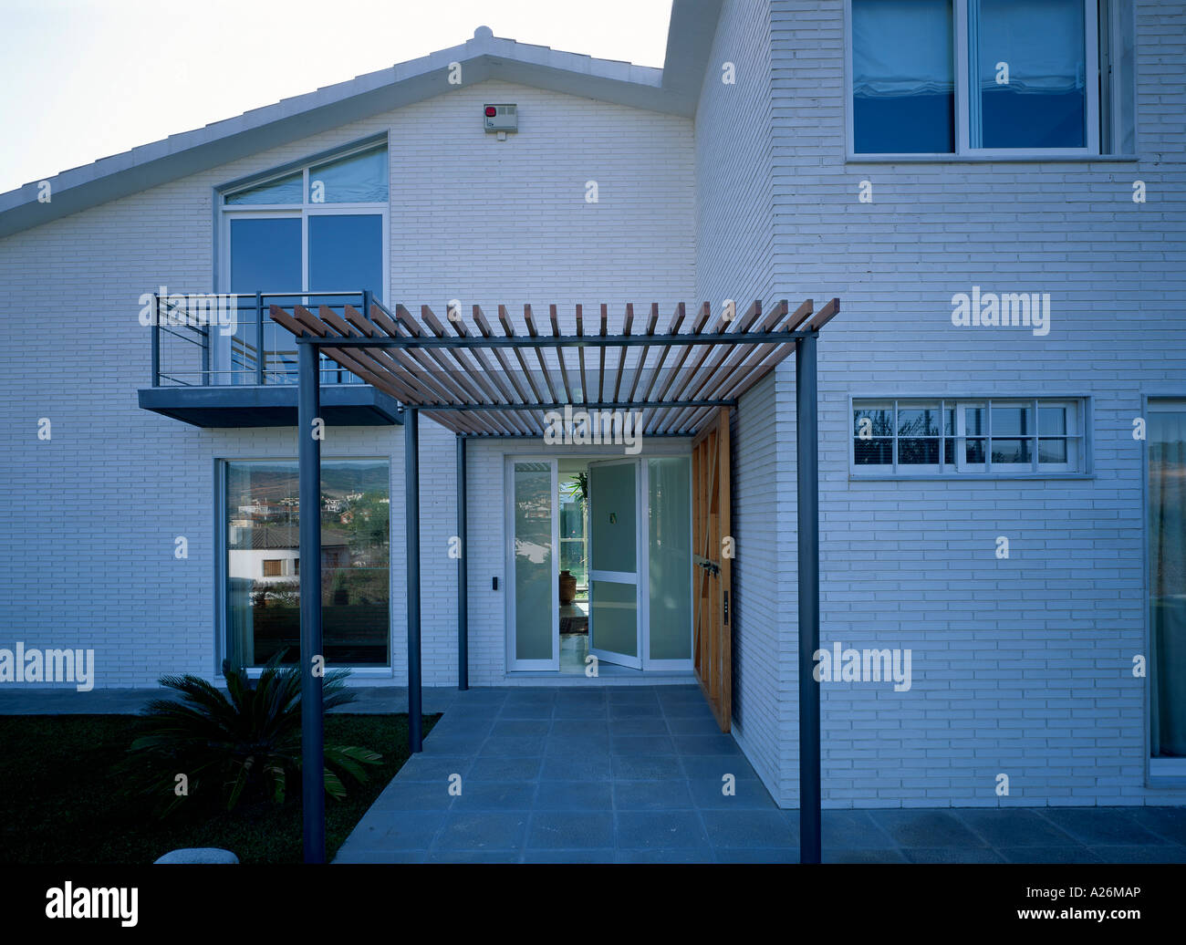 View of an architectural house Stock Photo - Alamy