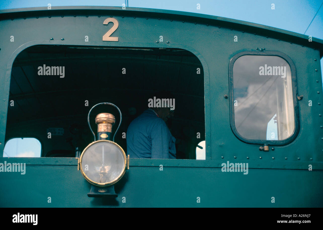 Window Roof and Top of a Steam Locomotive Stock Photo - Alamy