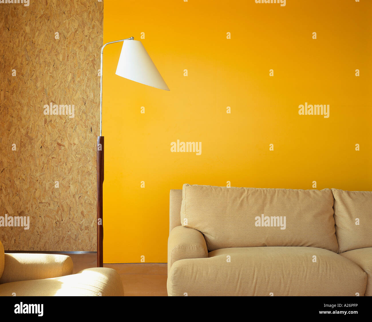 Partial view of a comfortable couch Stock Photo - Alamy