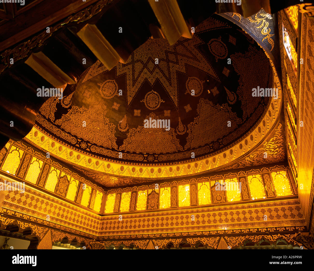 Partial view of the interiors of a monument Stock Photo - Alamy